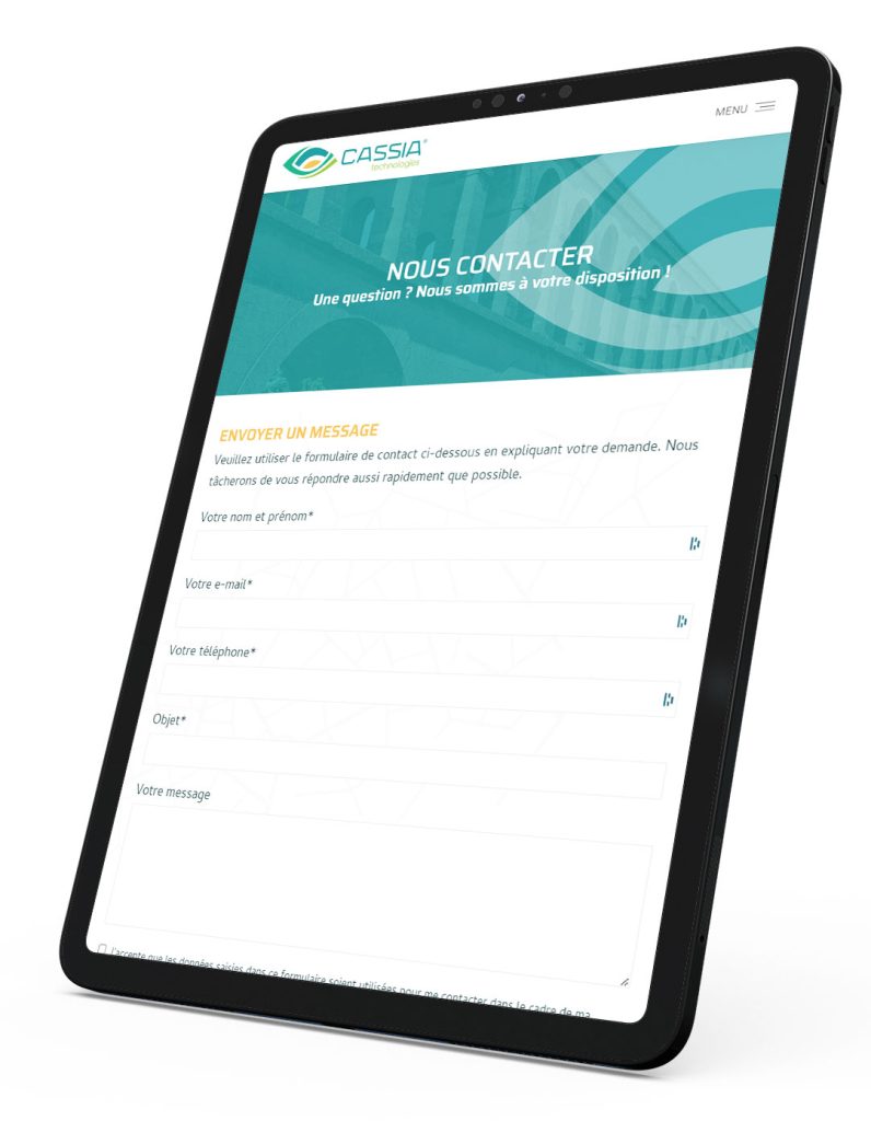 Joli Projet - Réalisation du nouveau site de CASSIA Technologies